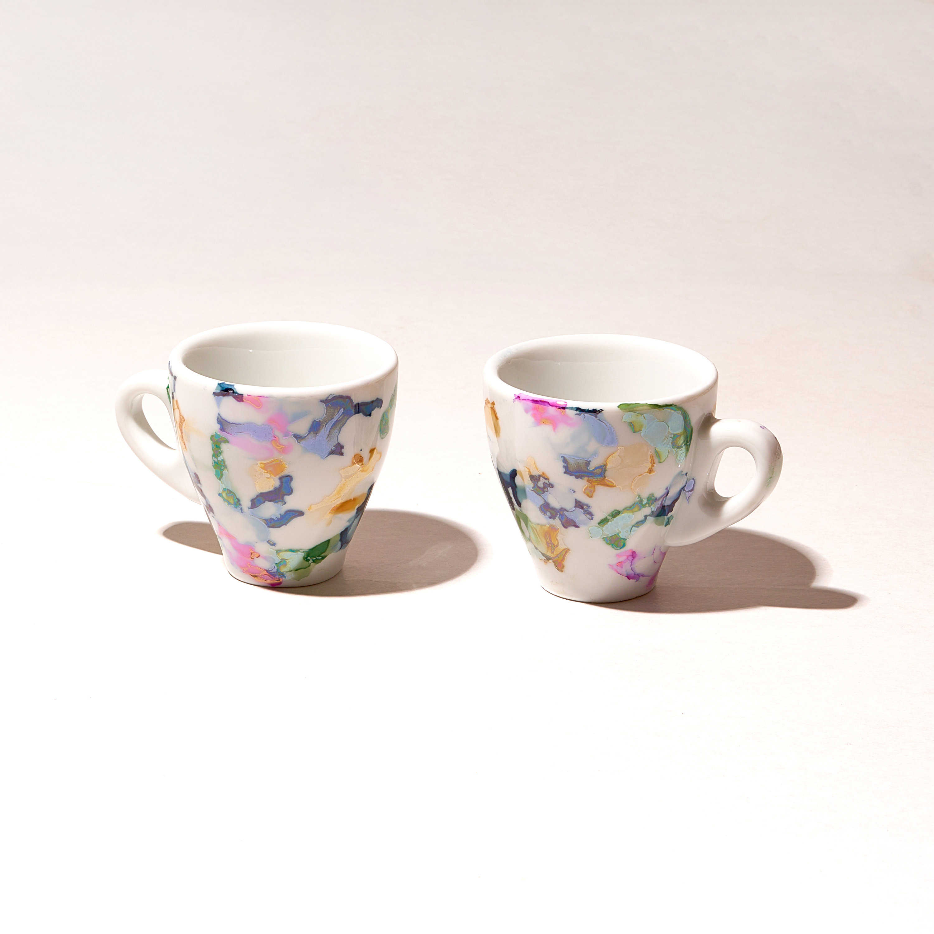 Espresso Cups Small Expresso Coffee Cup Set Cappuccino Cups Set of 6 ...