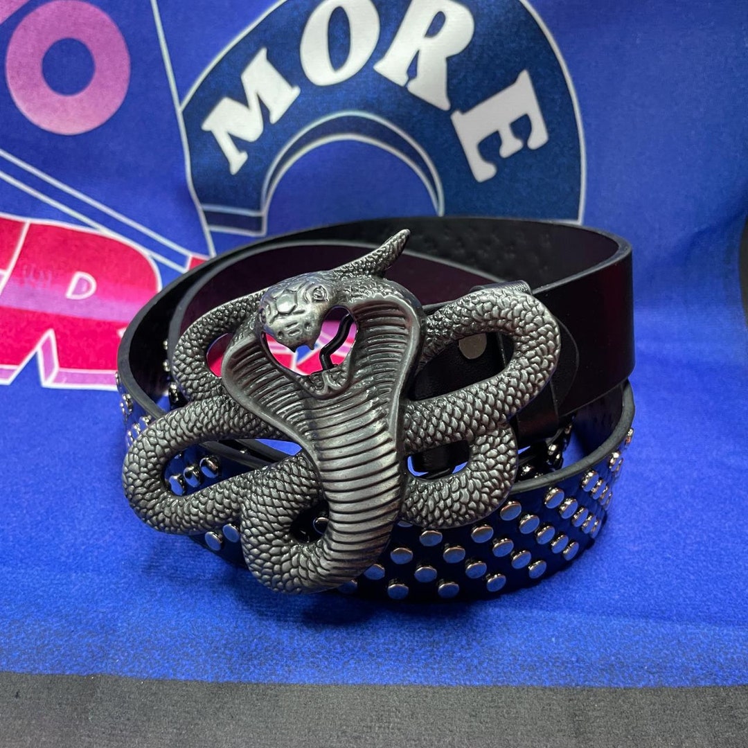 Goth Belt,cyberpunk Belt,rock Belt Unisex,y2k Gothic Rivet Buckle Belt ...