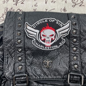 Punk Unisex Large Capacity Goth Casual Backpack Perfect for Laptopbrand ...