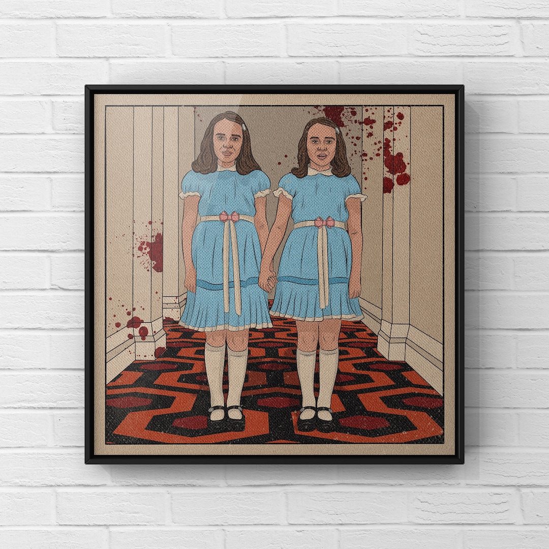 Grady Twins Art Print | the Shining Digital Art | 80s Horror Movie ...
