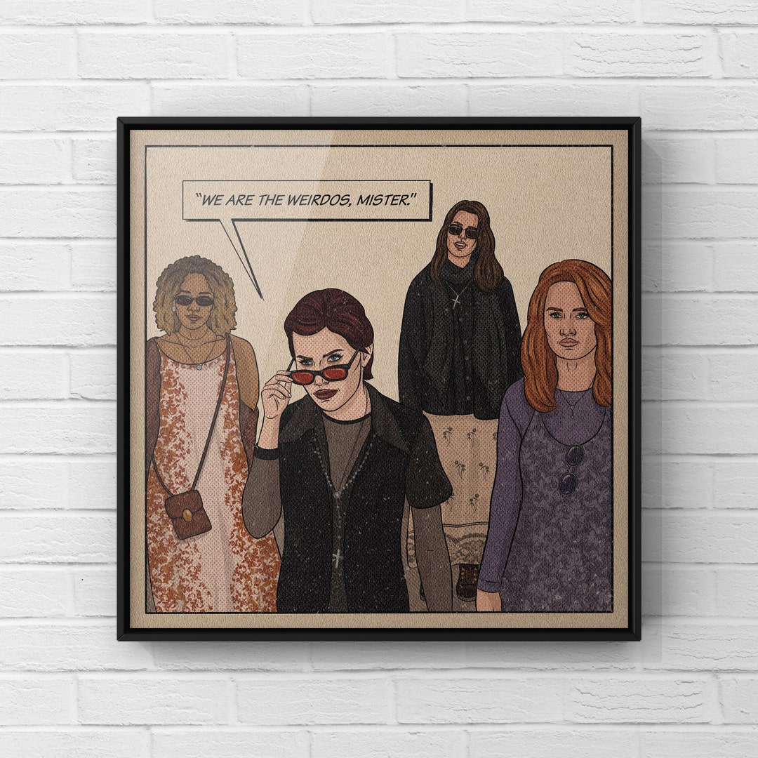We Are the Weirdos Mister Print | the Craft Retro Style Art | 90s ...