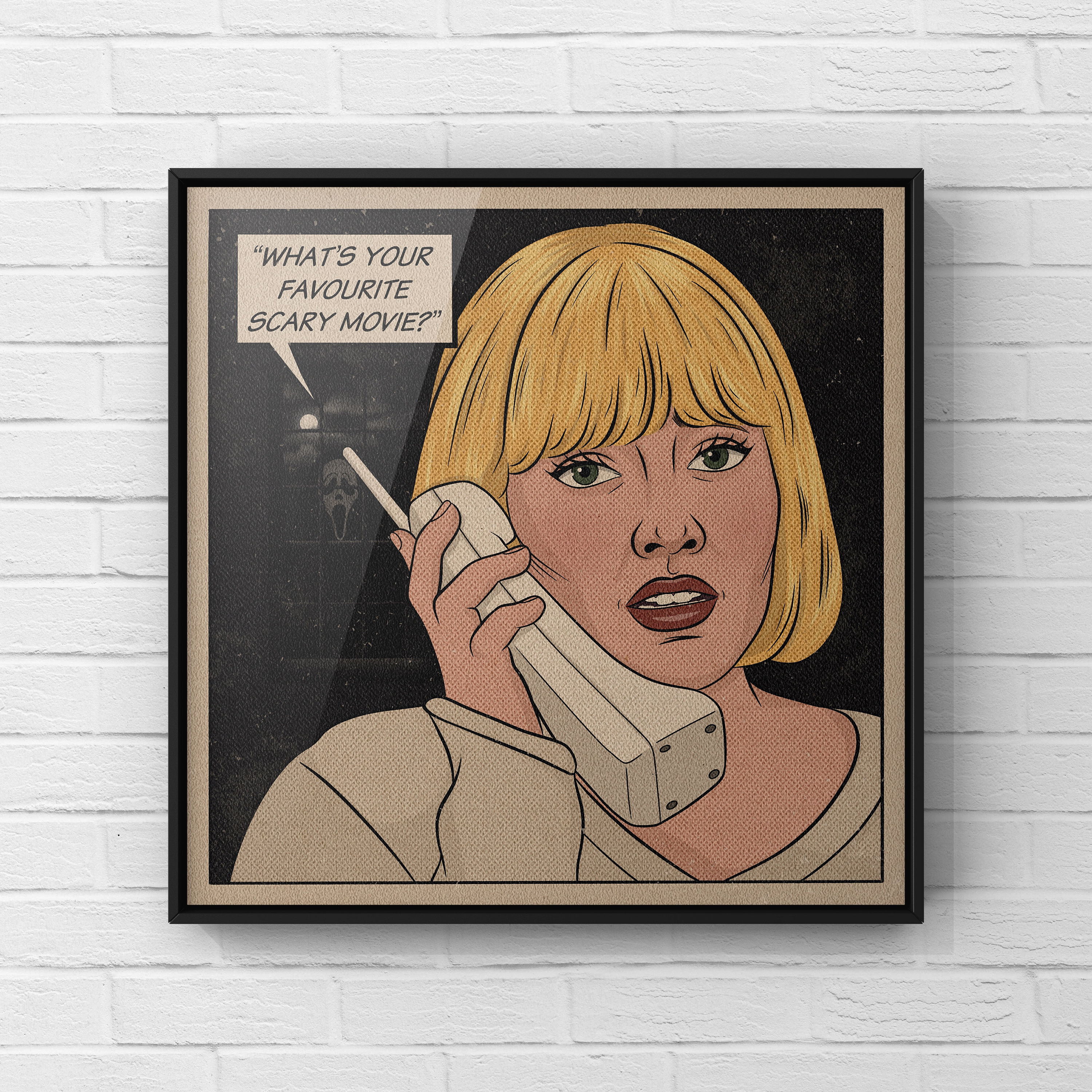 Scream 1996 Drew Barrymore Poster