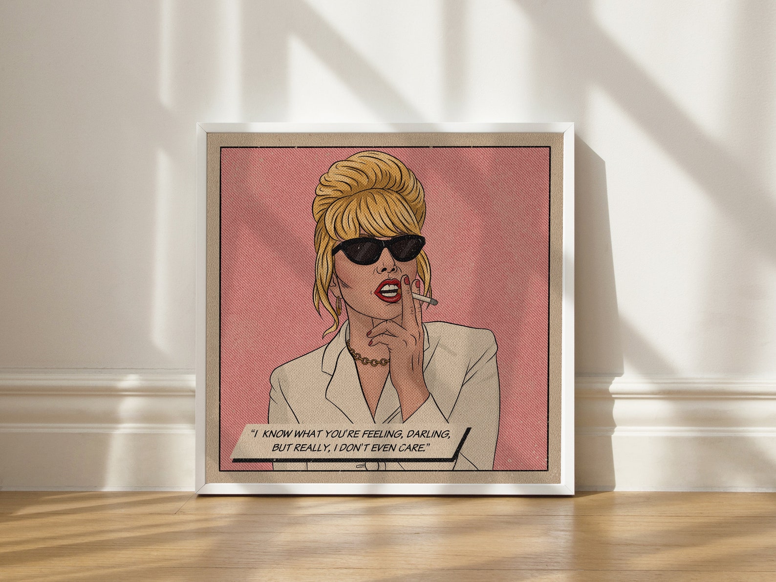 Patsy Stone Art Print | Absolutely Fabulous 90s Comedy Poster (unframed ...