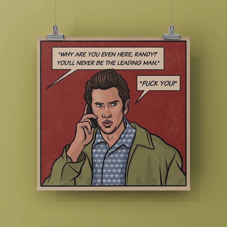 Randy Meeks | Scream 2 Movie Poster | Retro Wall Art | Horror Movie ...
