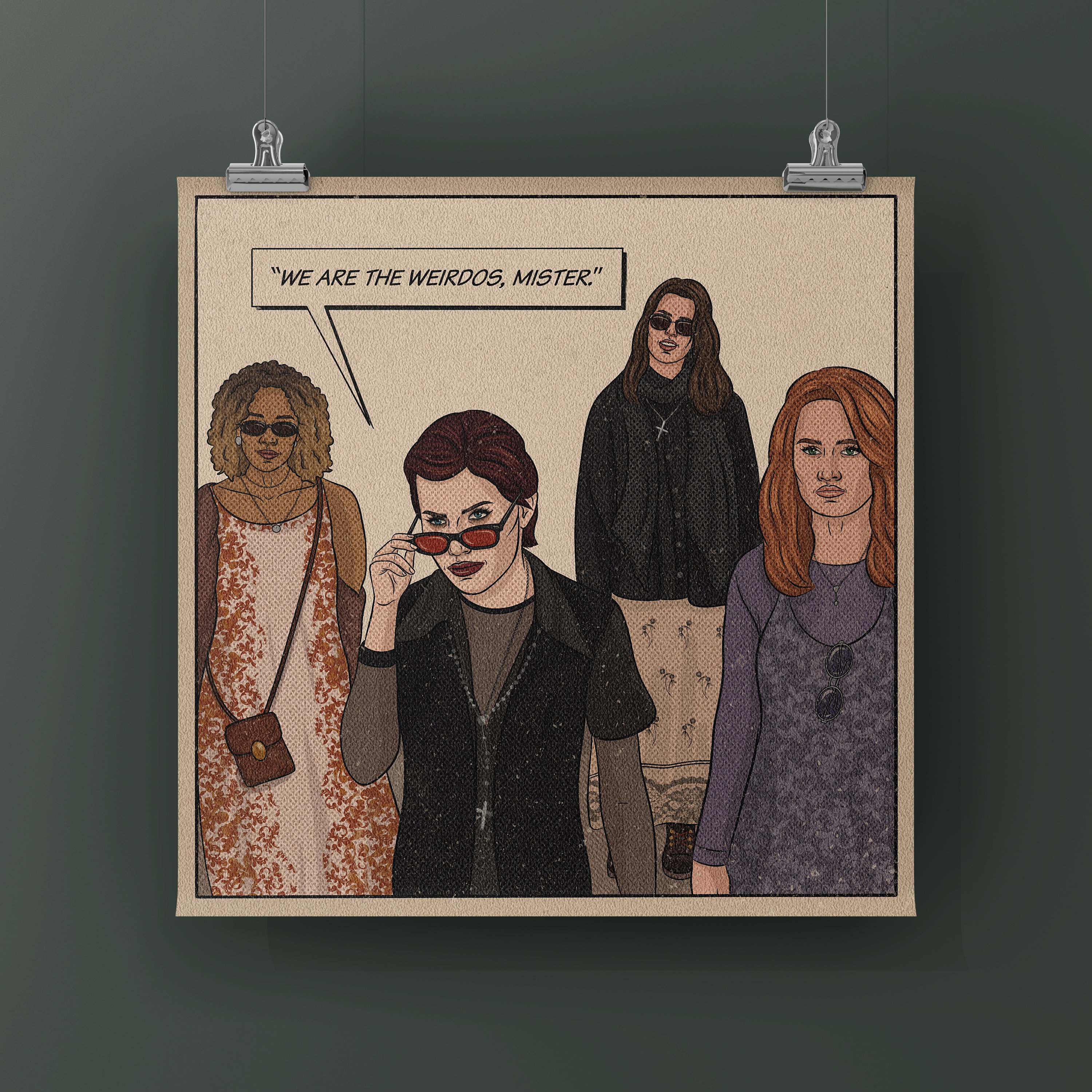 We Are the Weirdos Mister Print | the Craft Retro Style Art | 90s ...