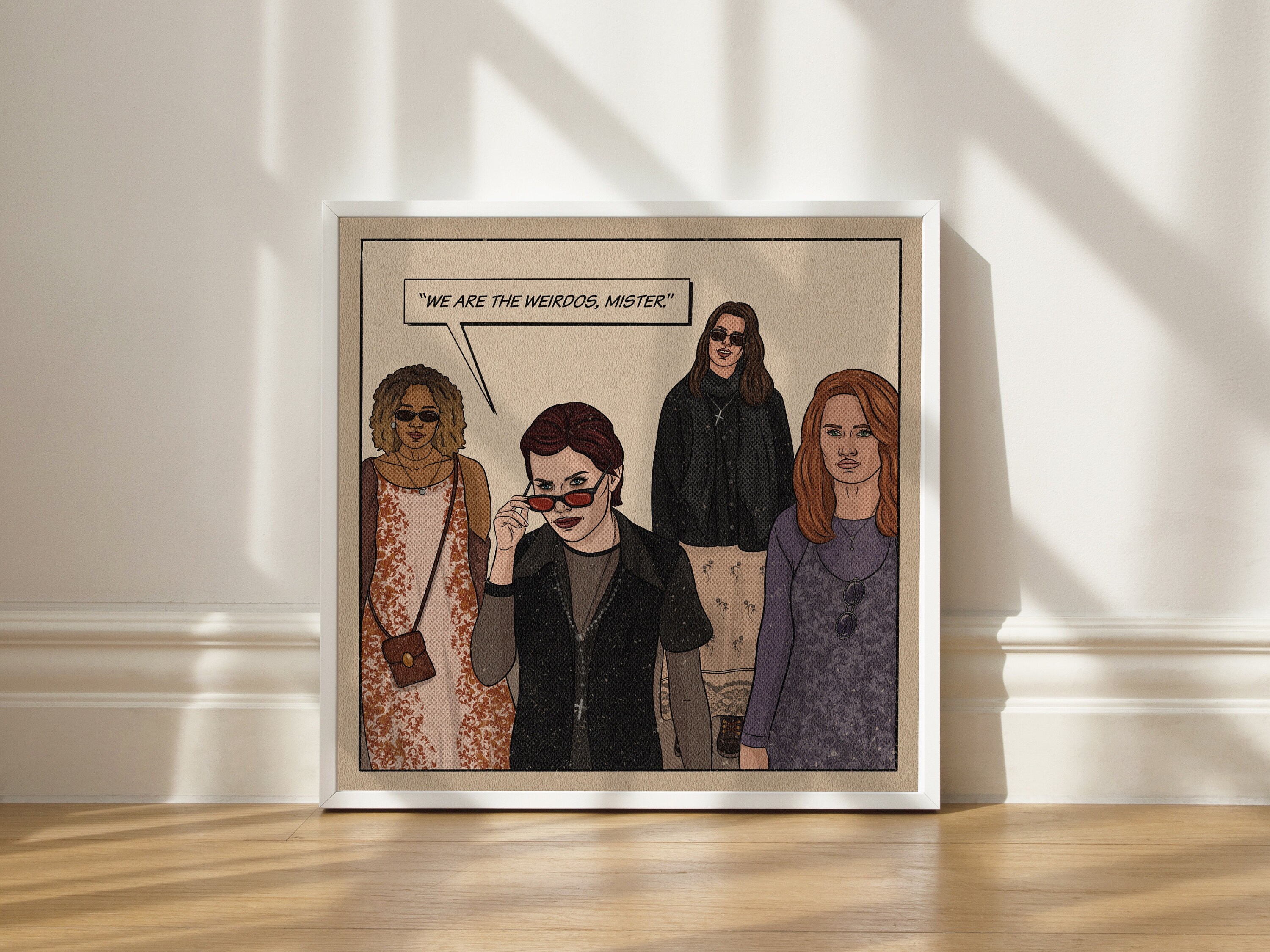 We Are the Weirdos Mister Print | the Craft Retro Style Art | 90s ...