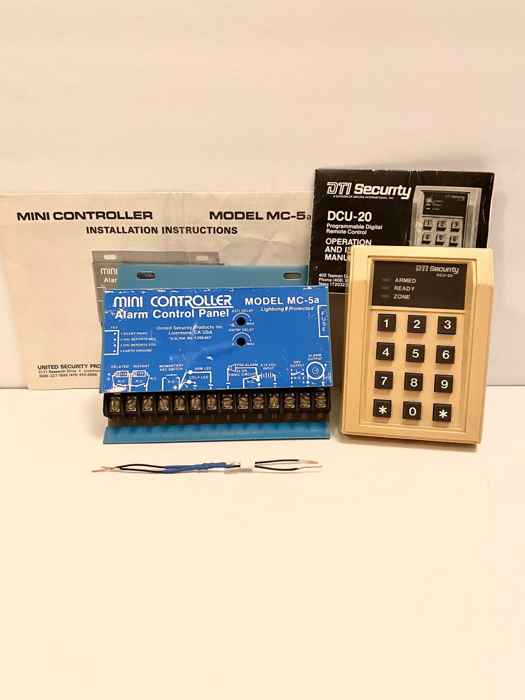 Alarm Panel Mc-5a W/ DTI Keypad tested - Etsy