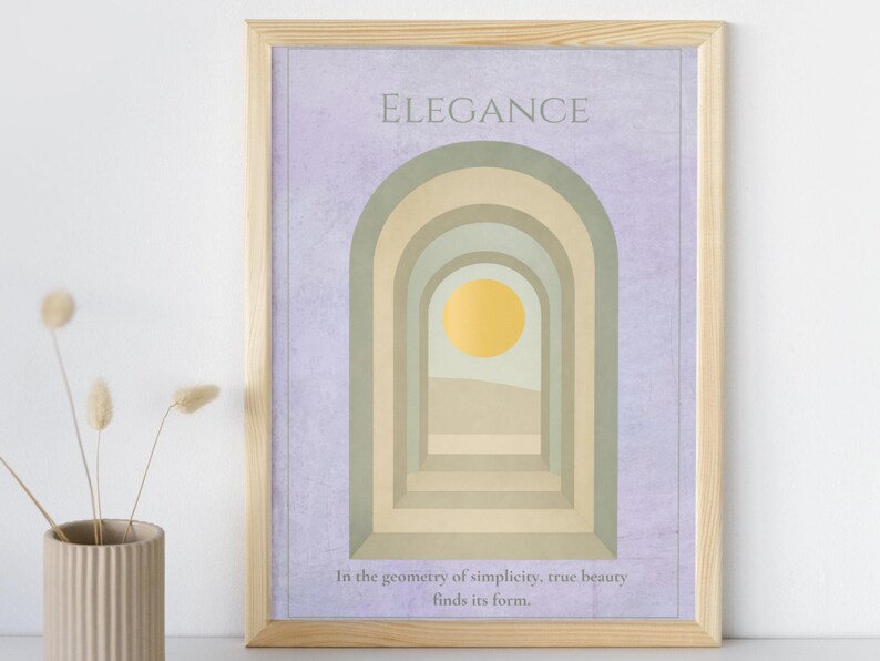 Botanical Arch Prints, Terracotta Vase, Boho Typography Wall Art ...