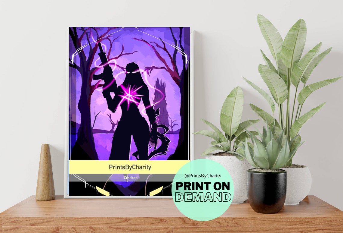 Custom Reyna Valorant Player Card Poster 11x17 Print - Etsy