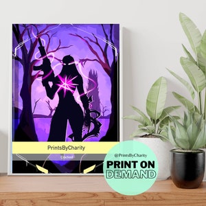 Custom Reyna Valorant Player Card Poster 11x17 Print Personalized ...