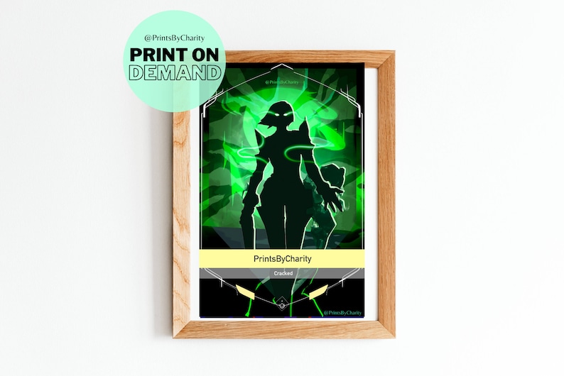 Custom Viper Valorant Player Card Poster | 11x17” Print | Personalized ...