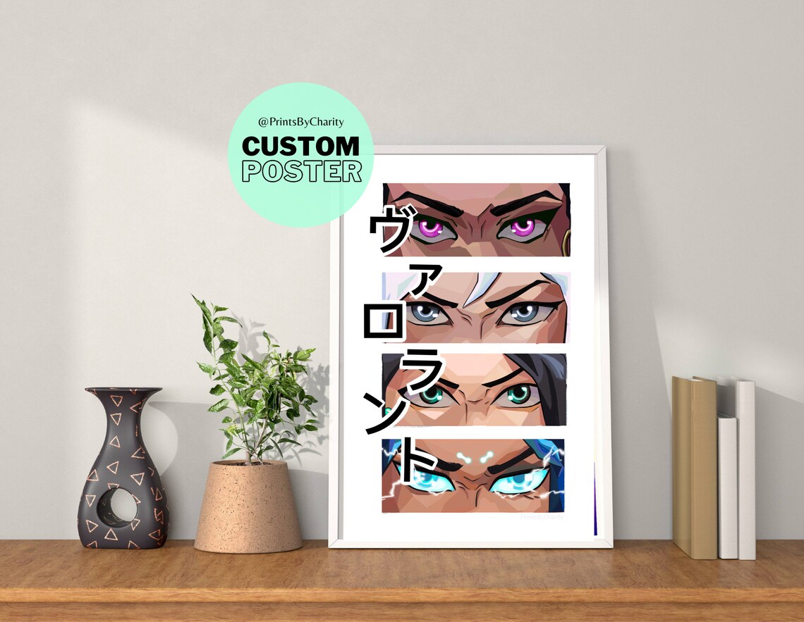 Valorant Agent Eyes Poster Valorant Graphic Poster - Etsy