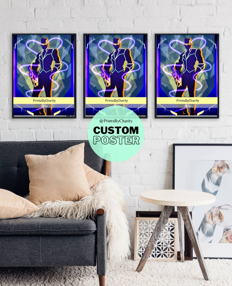 Custom Chamber Valorant Player Card Poster 11x17 Print Personalized ...