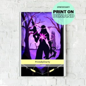 Custom Reyna Valorant Player Card Poster 11x17 Print Personalized ...