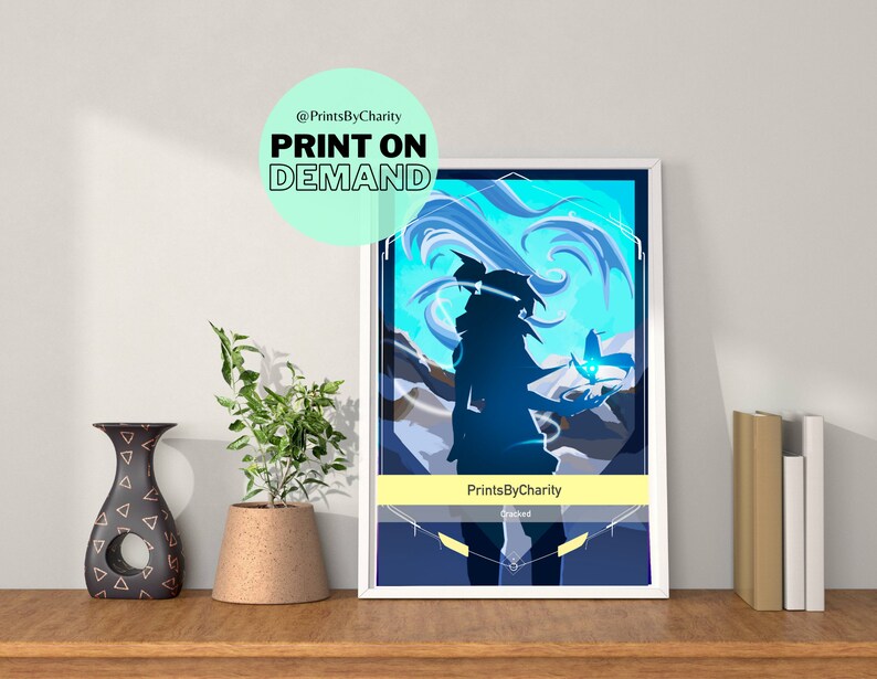 Custom Jett Valorant Player Card Poster 11x17 Print - Etsy