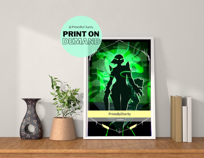 Custom Viper Valorant Player Card Poster | 11x17” Print | Personalized ...