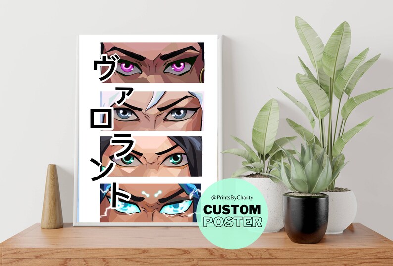 Valorant Agent Eyes Poster Valorant Graphic Poster - Etsy