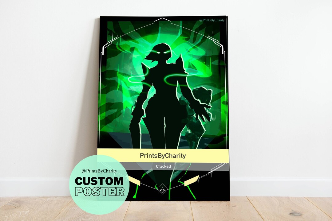 Custom Viper Valorant Player Card Poster | 11x17” Print | Personalized ...