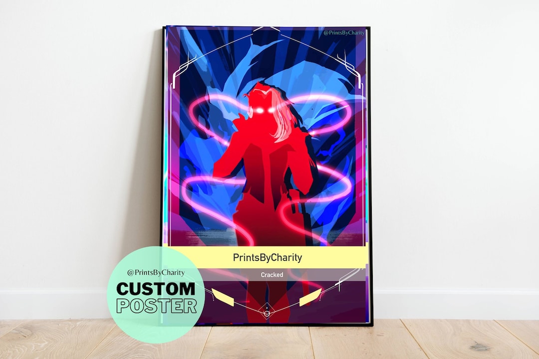 Custom Fade Valorant Player Card Poster 11x17 Print - Etsy