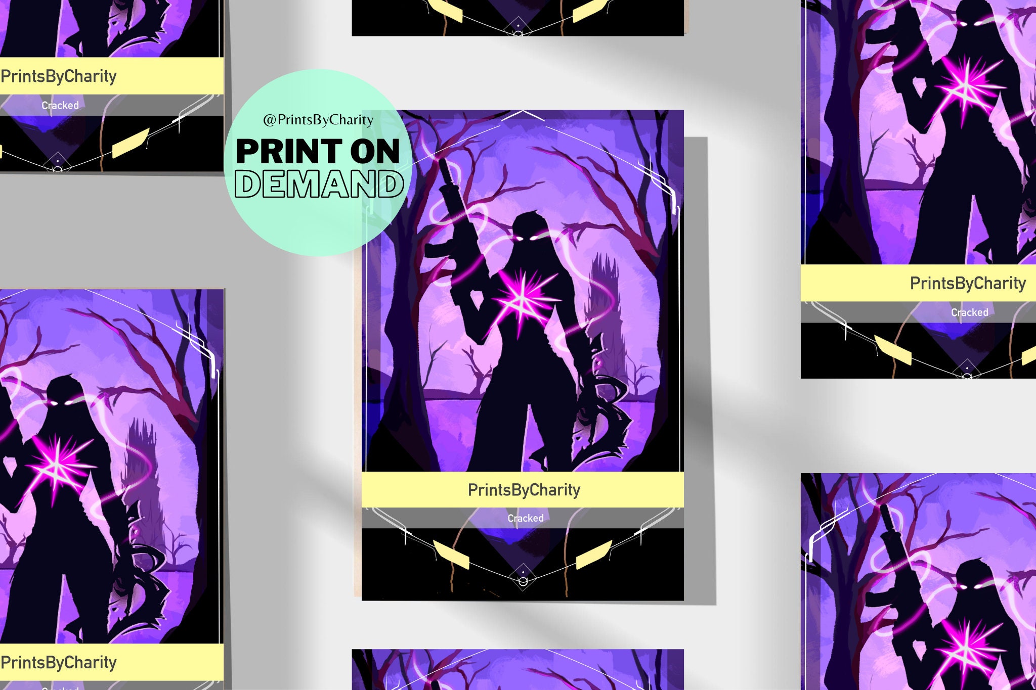 Custom Reyna Valorant Player Card Poster 11x17 Print Personalized ...