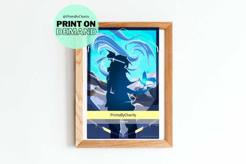 Custom Jett Valorant Player Card Poster 11x17 Print - Etsy