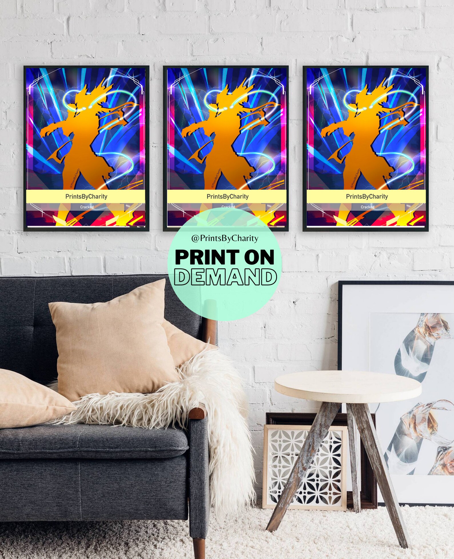 Custom Neon Valorant Player Card Poster 11x17 Print Personalized ...