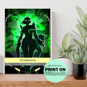 Custom Viper Valorant Player Card Poster | 11x17” Print | Personalized ...