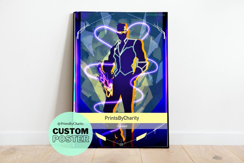 Custom Chamber Valorant Player Card Poster 11x17 Print Personalized ...