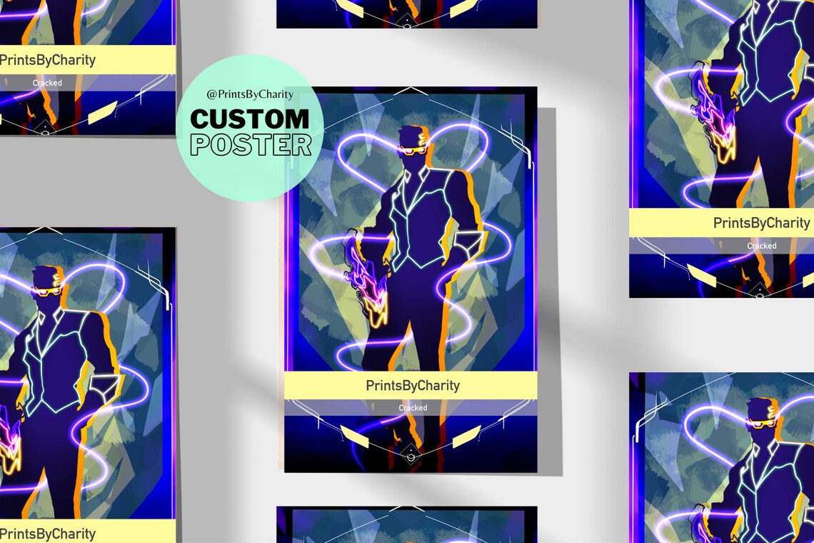 Custom Chamber Valorant Player Card Poster 11x17 Print Personalized ...