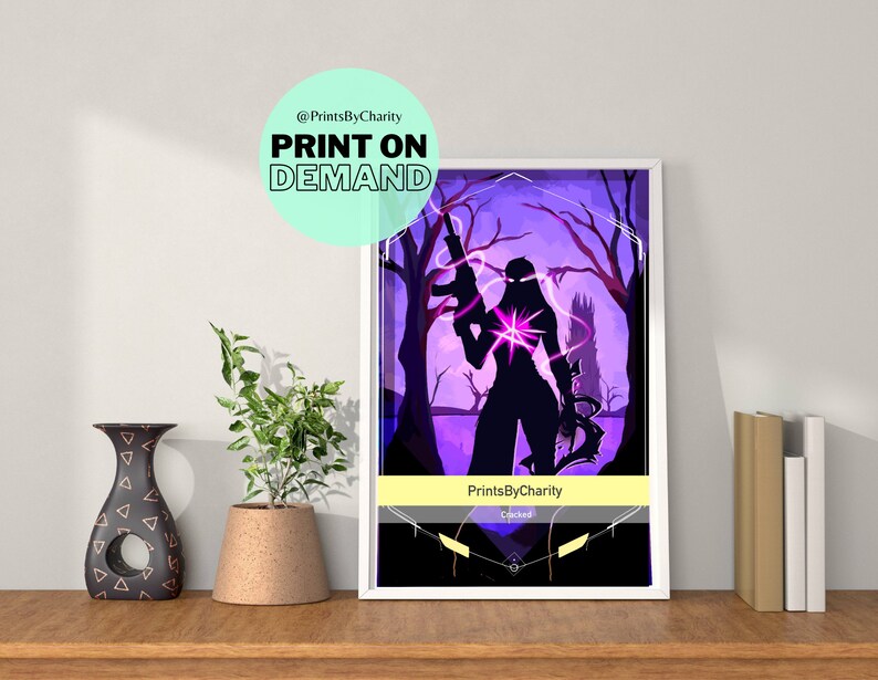 Custom Reyna Valorant Player Card Poster 11x17 Print Personalized ...