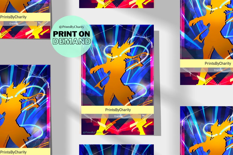 Custom Neon Valorant Player Card Poster | 11x17” Print | Personalized ...