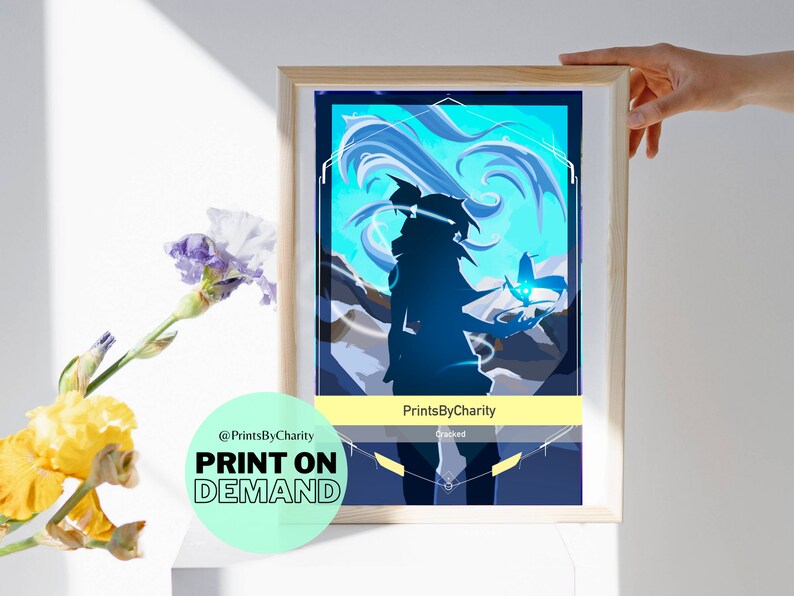 Custom Jett Valorant Player Card Poster 11x17 Print - Etsy