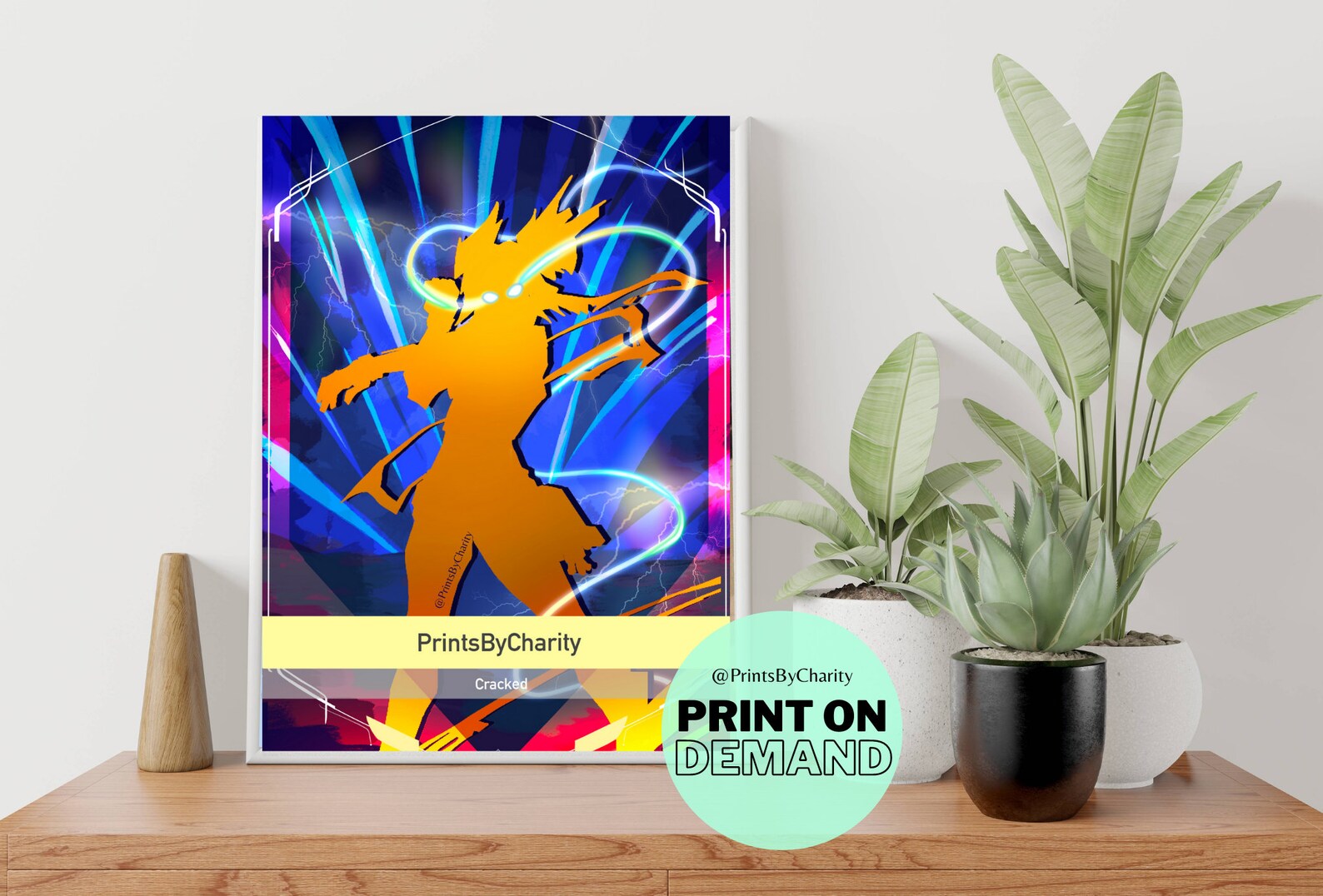 Custom Neon Valorant Player Card Poster 11x17 Print Personalized ...