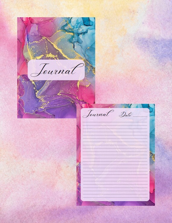 Pastel Dream Digital Journal - Etsy