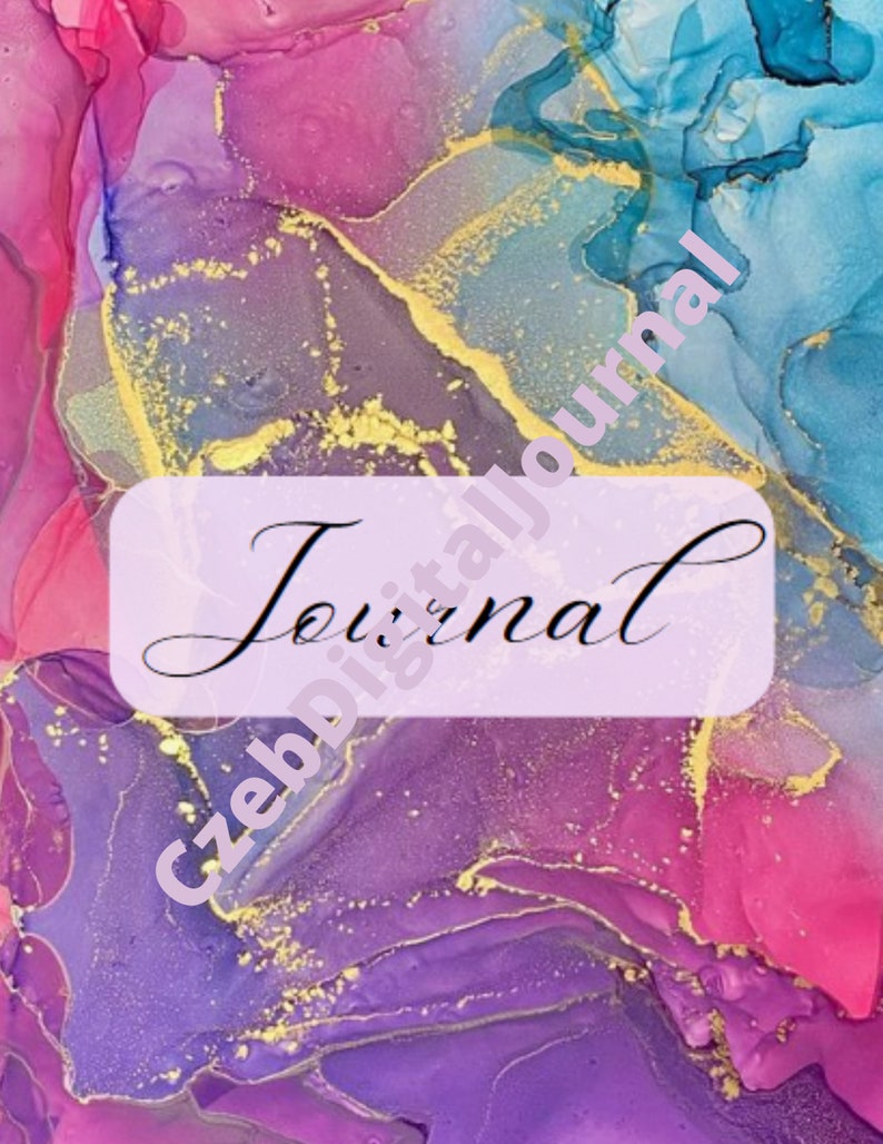 Pastel Dream Digital Journal - Etsy