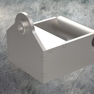 Wain Roy, Tag Style Coupler With 1-1/4" Pins for Excavators - Etsy