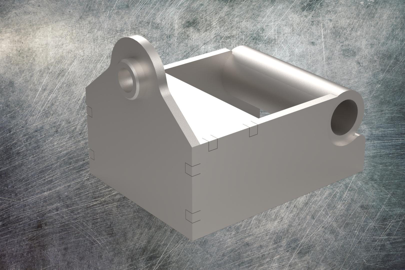 Wain Roy, Tag Style Coupler With 1-1/4" Pins for Excavators - Etsy