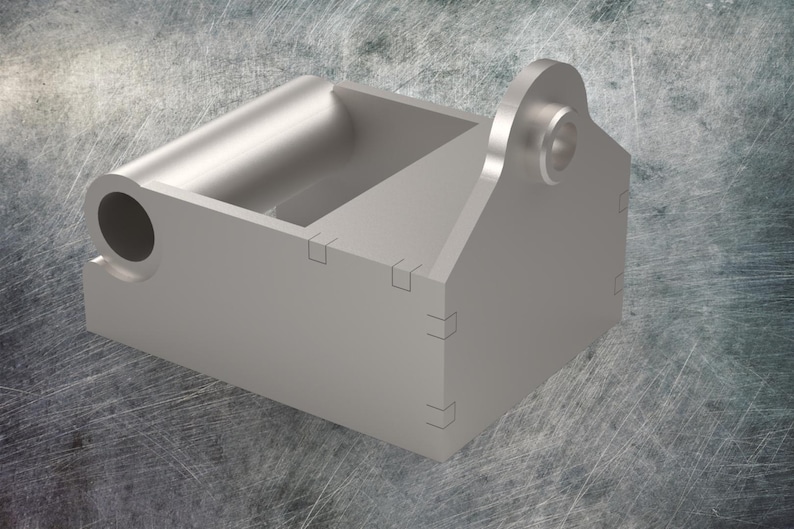 Wain Roy, Tag Style Coupler With 1-1/4" Pins for Excavators - Etsy