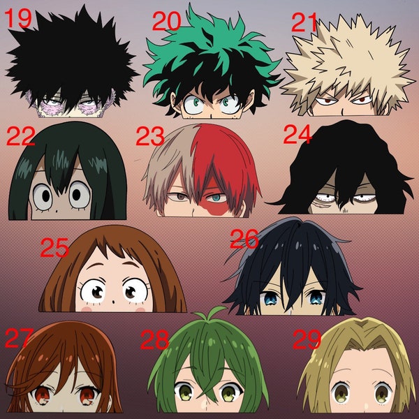 Mha Stickers - Etsy