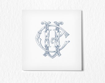 CI IC Wedding Duogram, Wedding Monogram Wedding Logo Invitation Logo ...