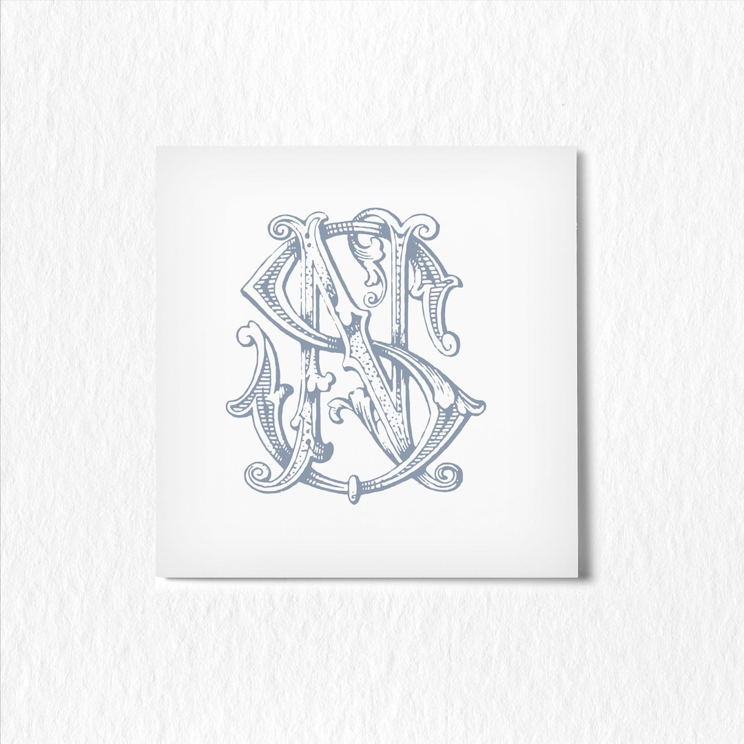 NS-SN Wedding Duogram, Wedding Monogram Wedding Logo Invitation Logo ...