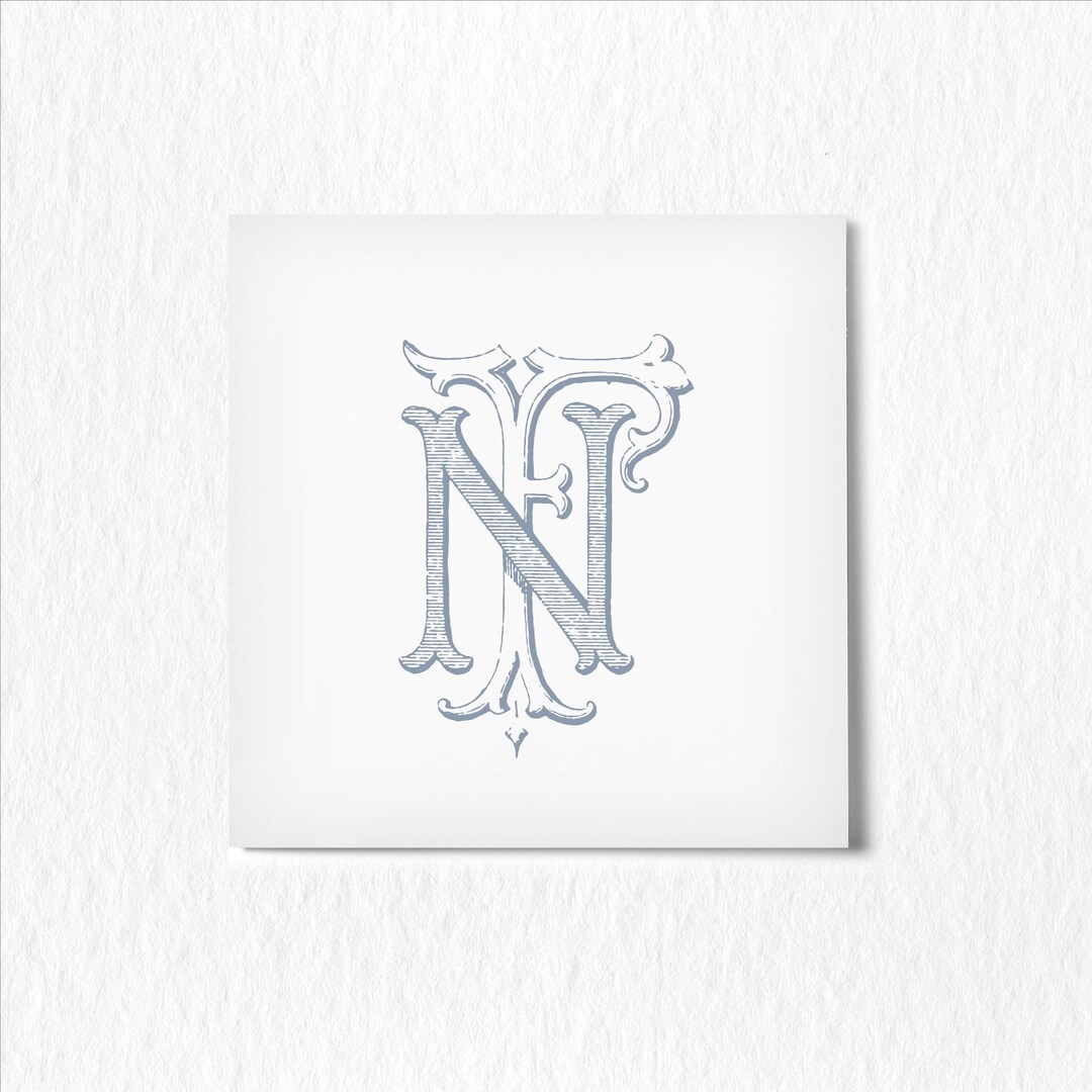 NF-FN Wedding Duogram, Wedding Monogram | Wedding Logo | Invitation ...