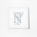 NF-FN Wedding Duogram, Wedding Monogram | Wedding Logo | Invitation ...