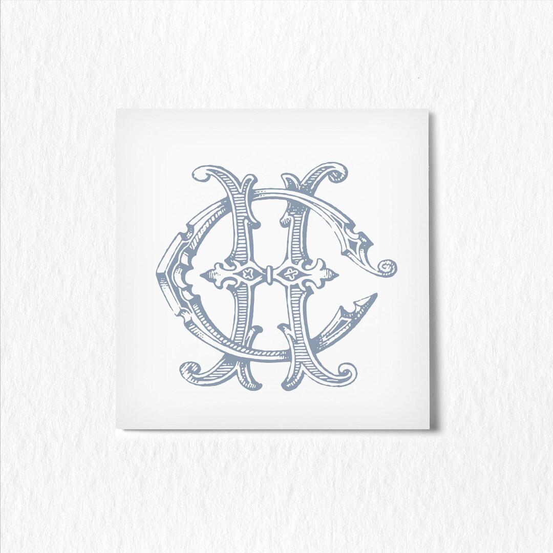 CH- H-C Wedding Duogram, Wedding Monogram | Wedding Logo | Invitation ...