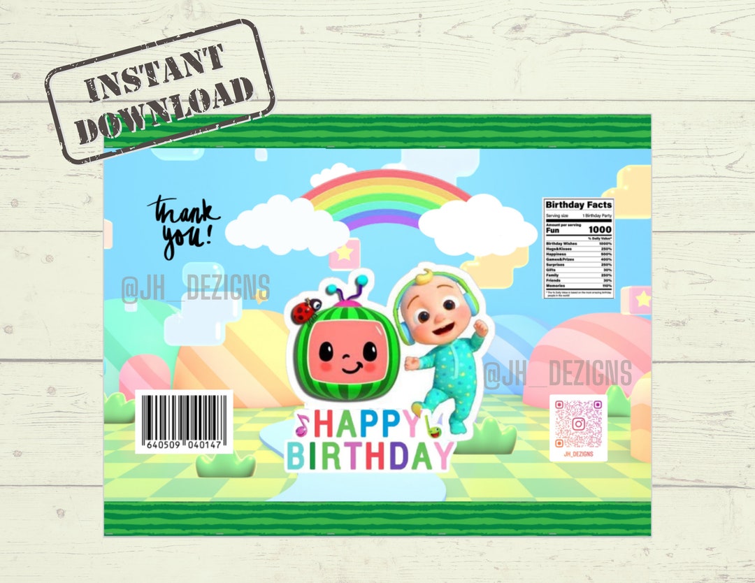 Coco Chip Bag Treats, Chip Bag, Treat Bag, Party Favors, Party Treat ...