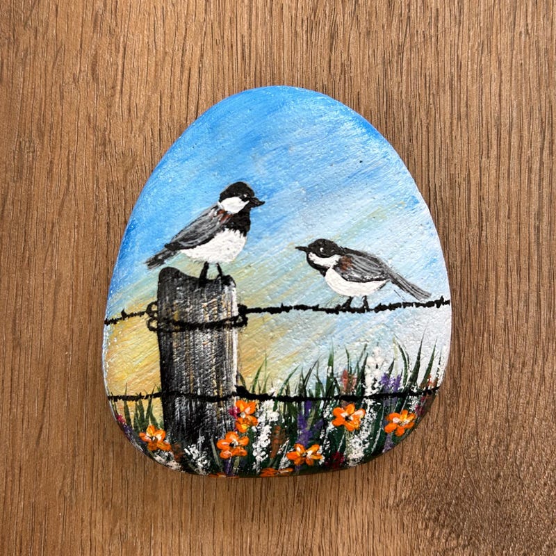 Painted Rocks Birds - Etsy