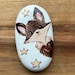 Cute Hand Painted Rock, Fox Painted Rock, Rock Art, Hand Painted Animal ...