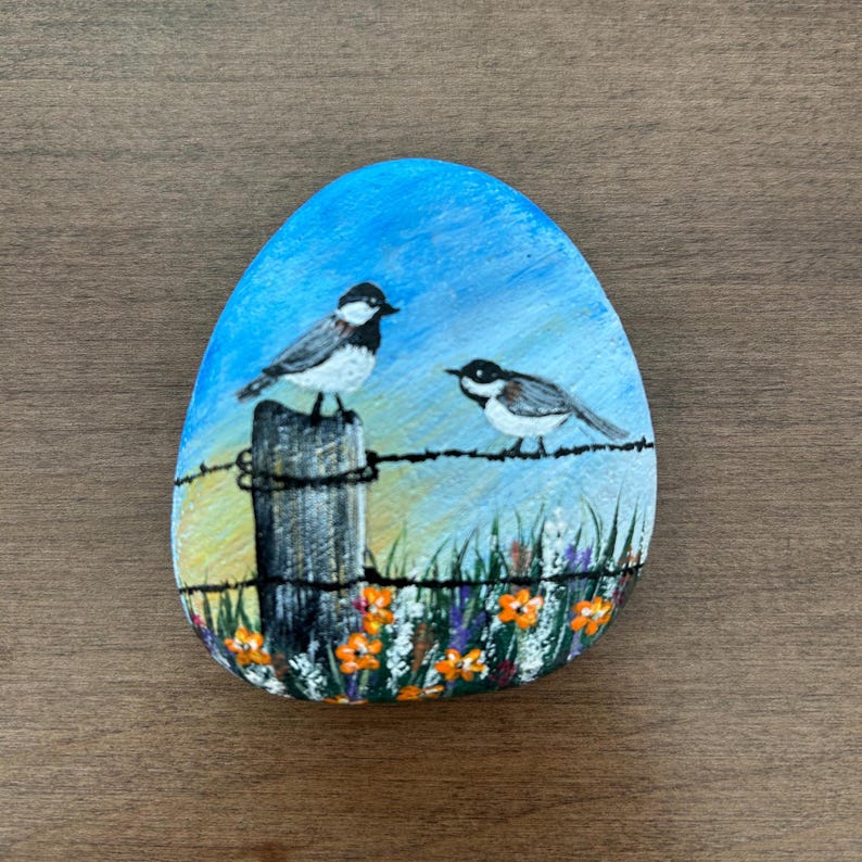 Spring Painted Rock, Hand Painted Rock, Rock Art, Unique Gift for ...