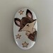 Cute Hand Painted Rock, Fox Painted Rock, Rock Art, Hand Painted Animal ...