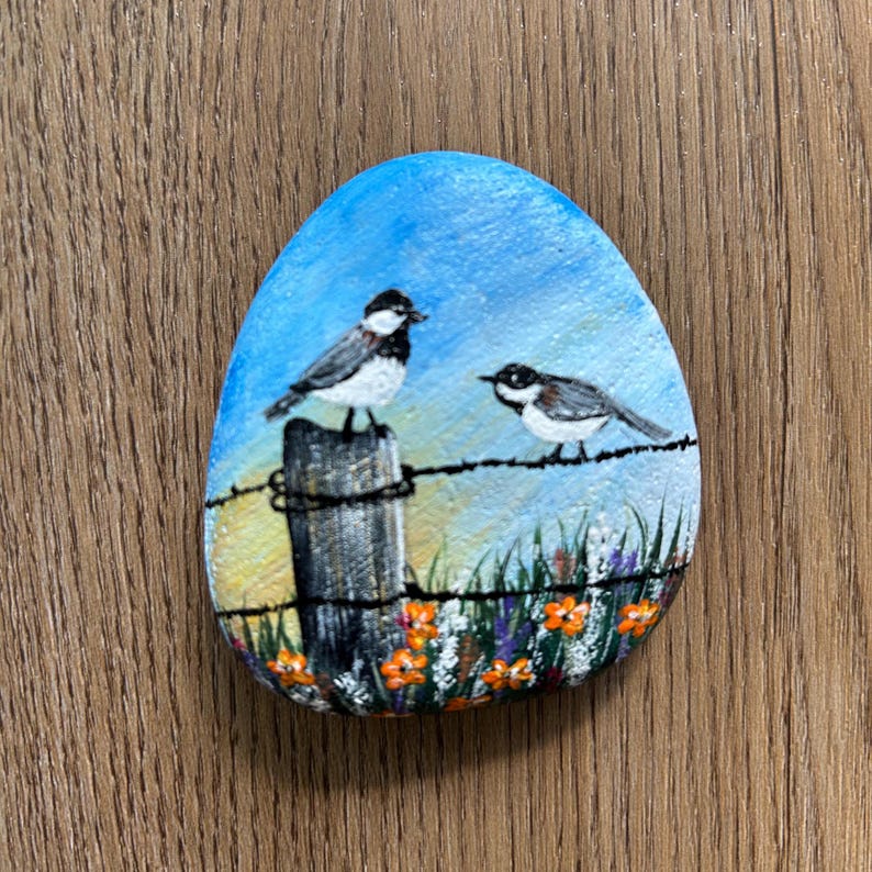Spring Painted Rock, Hand Painted Rock, Rock Art, Unique Gift for ...